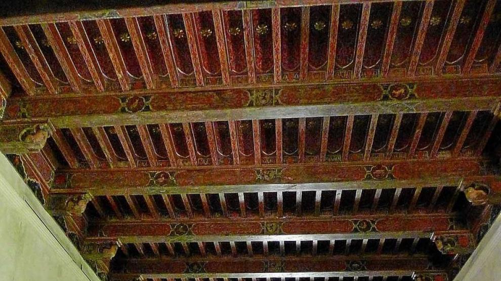El artesonado mudéjar que 'Ciudadano Kane' compró en Tarazona en 1930