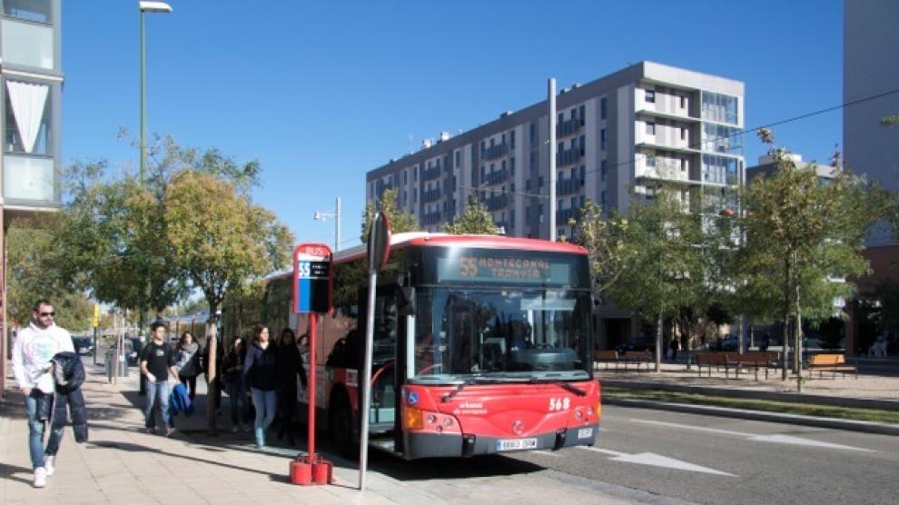 El inicio y fin de la línea 55, en Valdespartera, se muda al paseo de ...