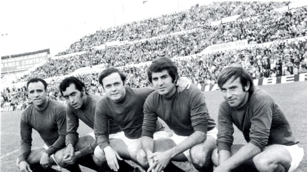 El exjugador del Real Zaragoza Marcelino, una leyenda del fútbol