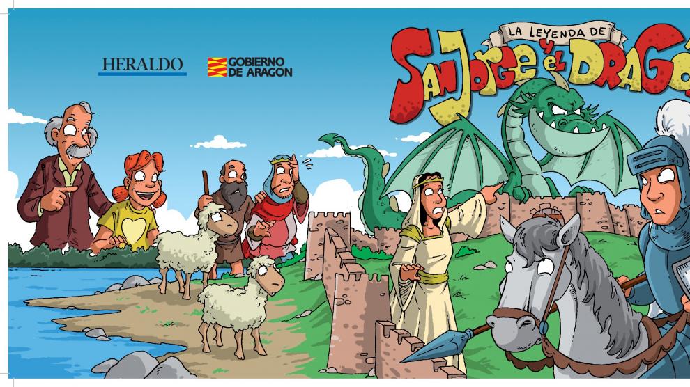 El ilustrador Moratha redescubre la leyenda de San Jorge en formato ...