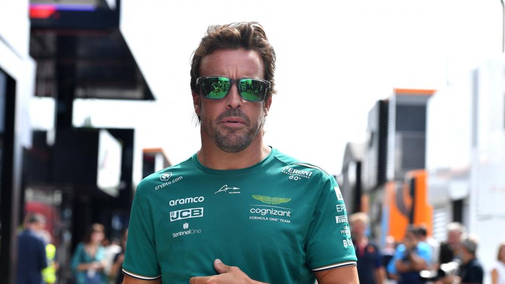 Alonso se examina en su añorado Monza