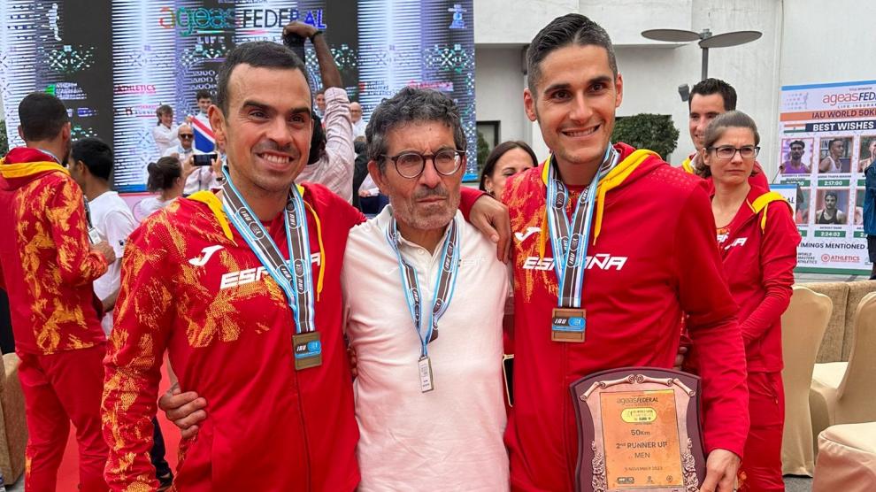 Los aragoneses Olmos y Puyuelo, campeones del mundo de 50 kilómetros ...