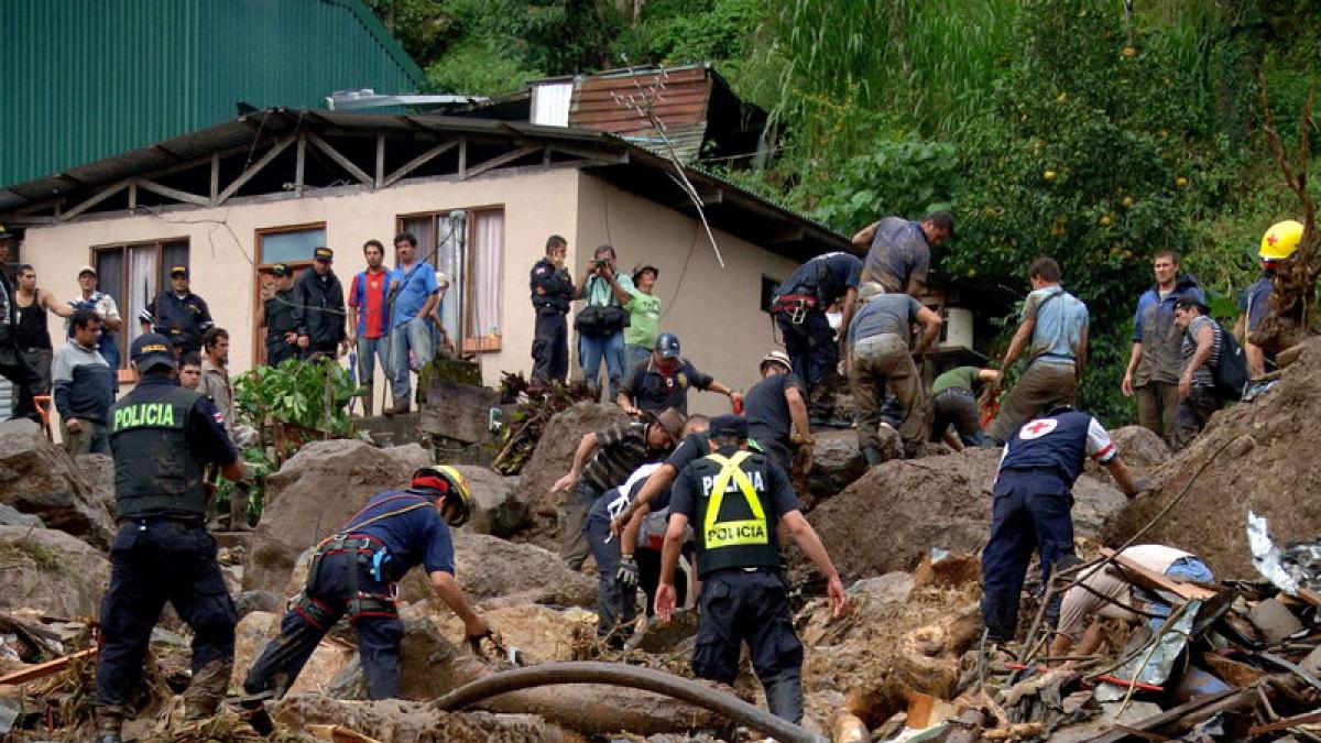 El temporal deja 21 muertos en Costa Rica