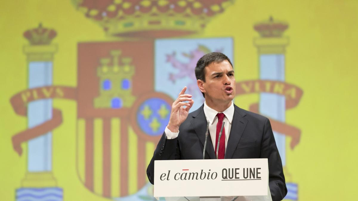 Pedro Sánchez: "La bandera es tan del PSOE como del resto" | Elecciones ...