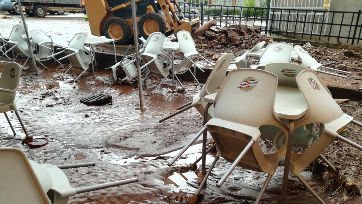 Las tormentas descargan fuertes trombas en varias comarcas de Aragón ...
