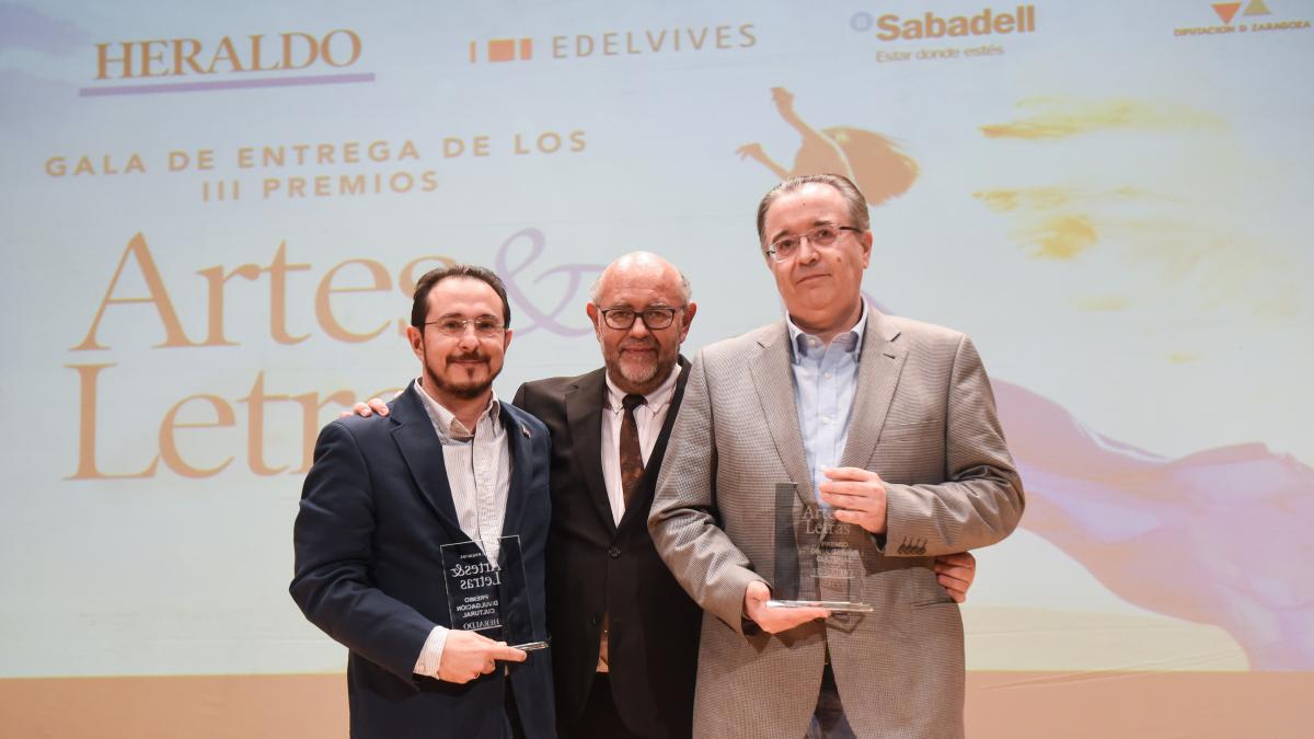 Imágenes de la entrega de premios del suplemento 'Artes y Letras'