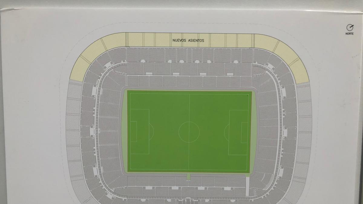 Planos de la reforma de La Romareda propuesta por el PP