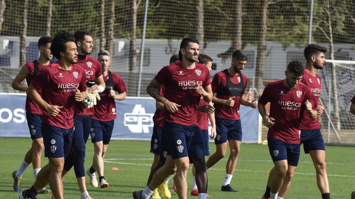 La SD Huesca regresa al trabajo con la mente puesta en el Numancia La SD Huesca regresa al trabajo con la mente puesta en el Numancia