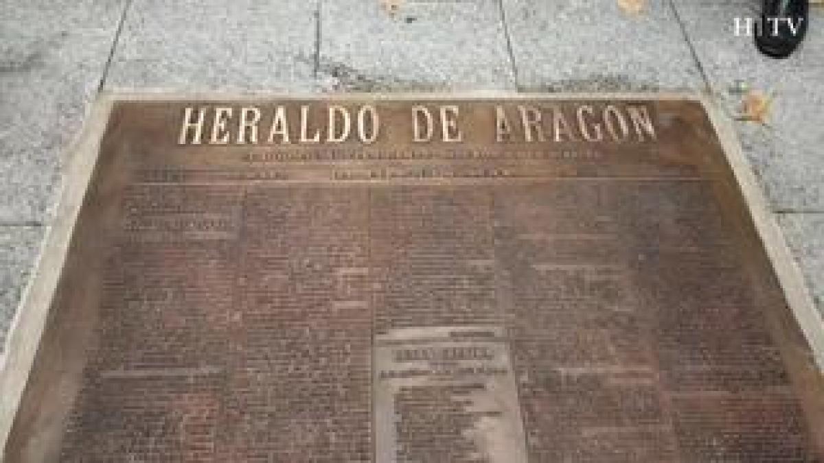 Vídeo: autor placa bronce Heraldo 125 aniversario Francisco Torres Aznar