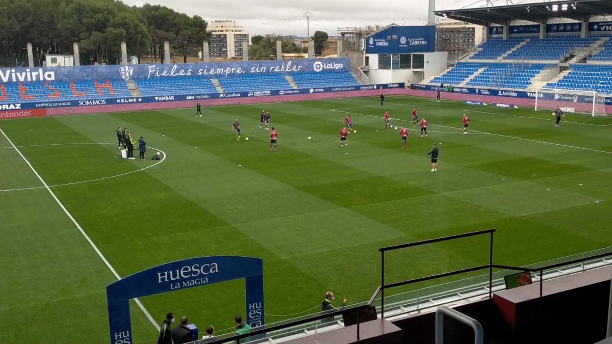 Medio equipo titular nuevo en la SD Huesca para recibir al Eibar