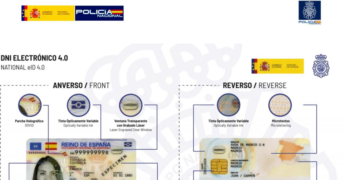 La Jefatura Superior de Aragón ya expide el nuevo DNI europeo desde ...