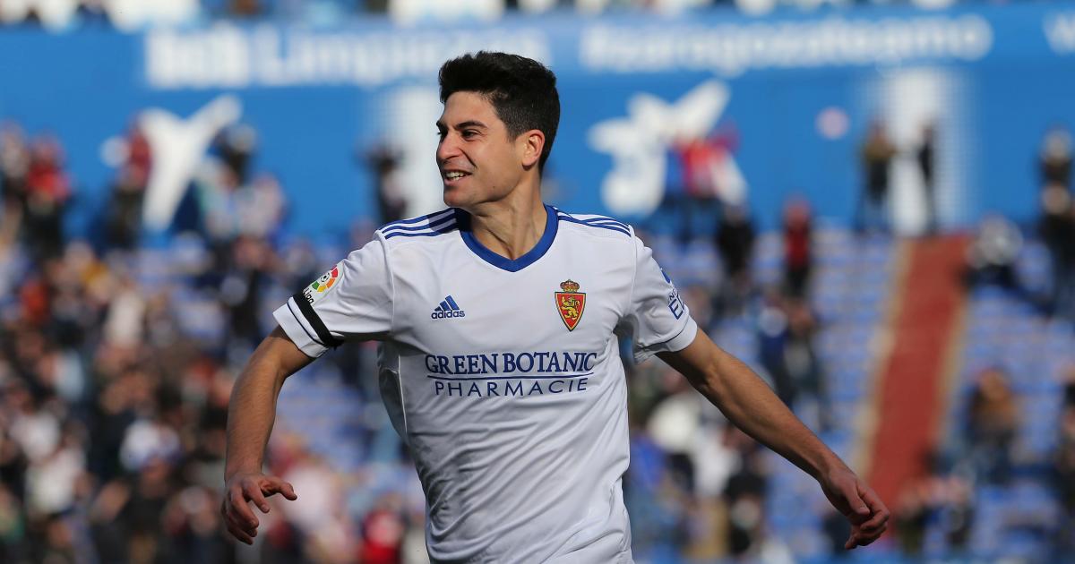 Primer gol de Jaume Grau en su primera titularidad como zaragocista