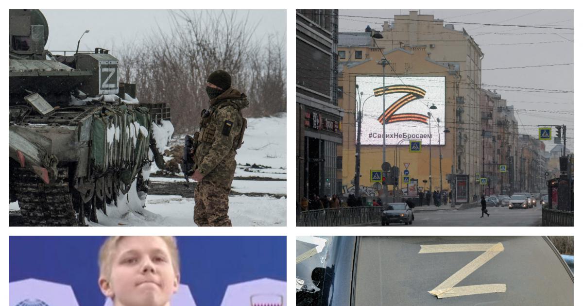 ¿Por qué la letra Z se ha convertido en un símbolo de apoyo al ejército ...