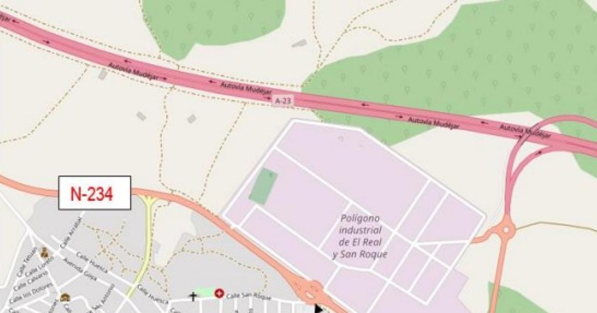 Inversión de 366.836 euros en una glorieta cerrada en la N-234 en Sarrión