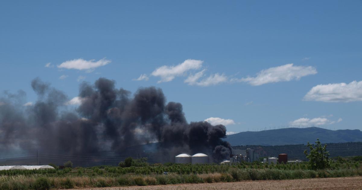 Fotos de la explosión en una planta de biodiesel de Calahorra (La Rioja ...