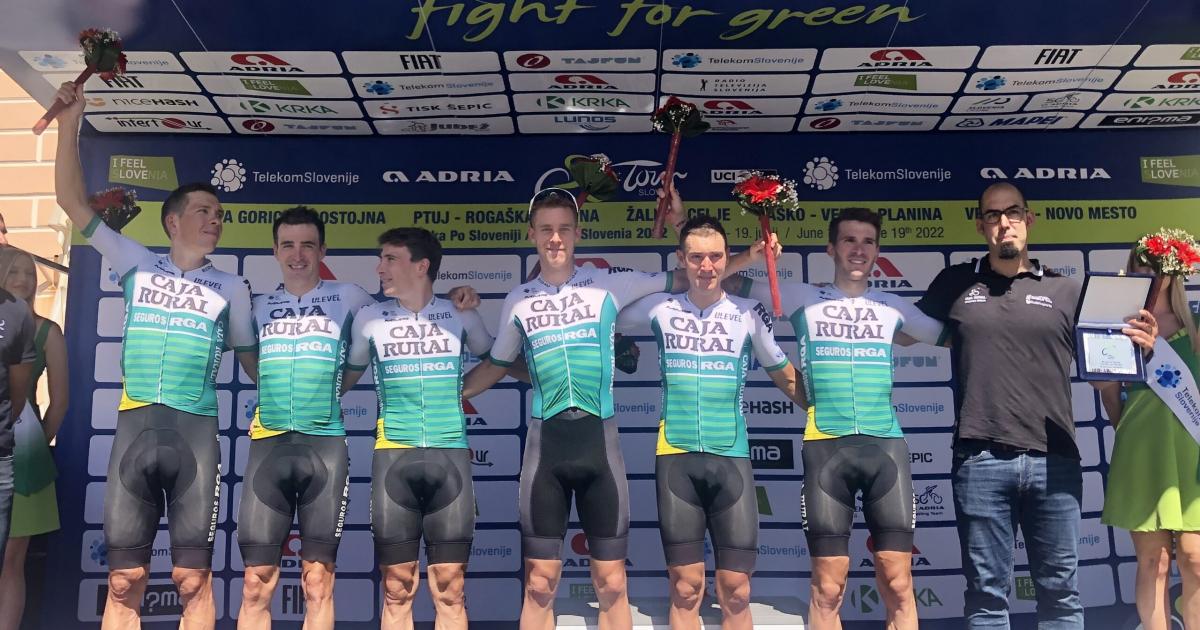 Fernando Barceló se codea con los mejores en la Vuelta a Eslovenia