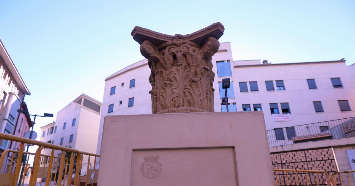 El capitel romano de la calle Peligros cuenta los días para su inauguración