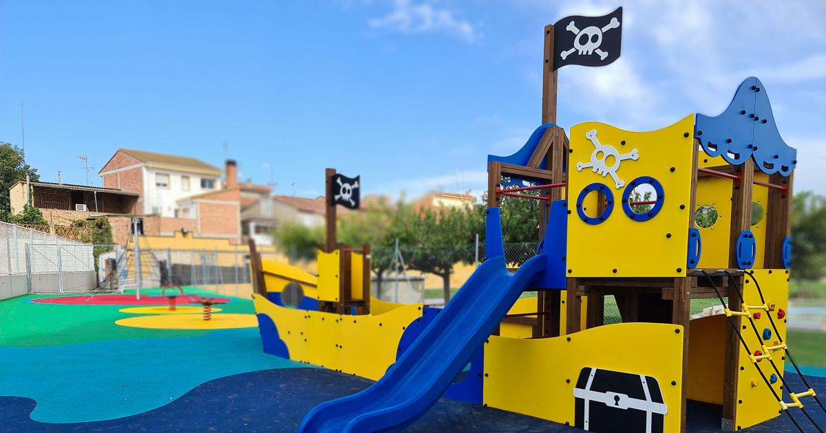 Binéfar amplía su oferta de parques infantiles