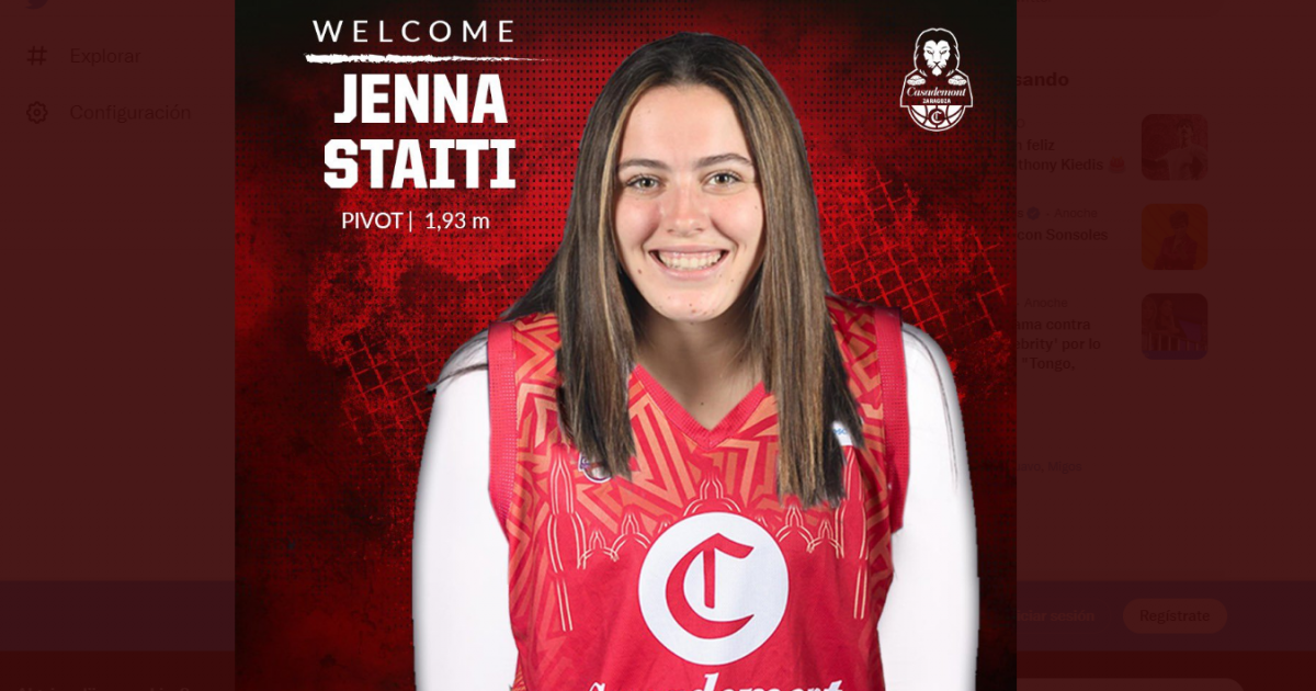 Jenna Staiti, nueva jugadora del Casademont Zaragoza