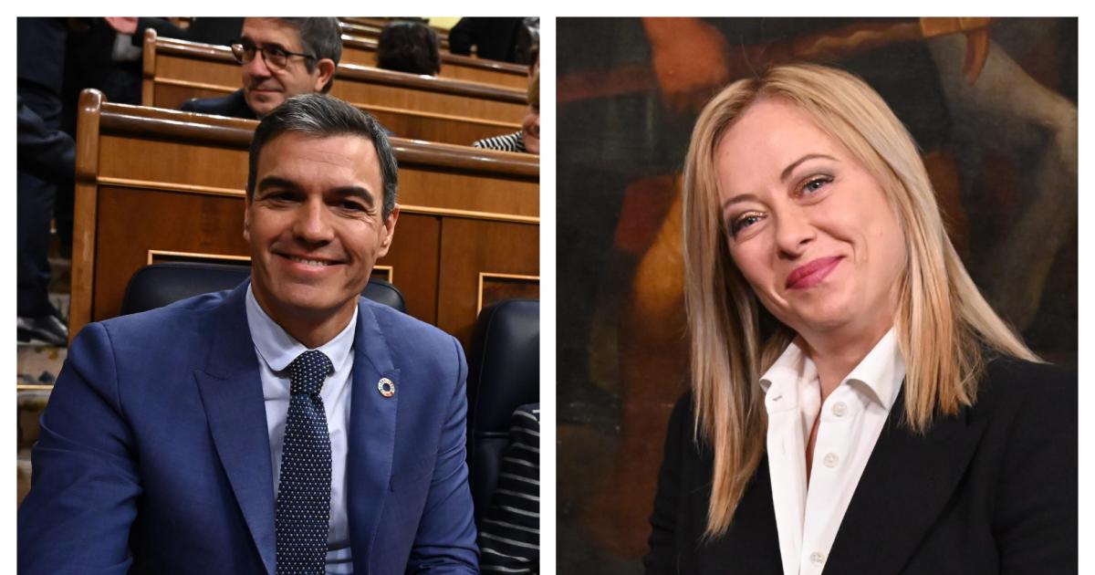 Sánchez mantiene hoy en Roma su primera reunión con Meloni en la que ...