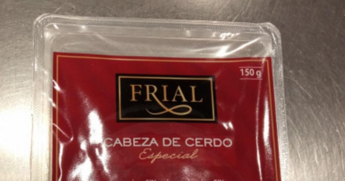 Detectan listeria en un lote del producto 'Cabeza de cerdo Especial' de ...