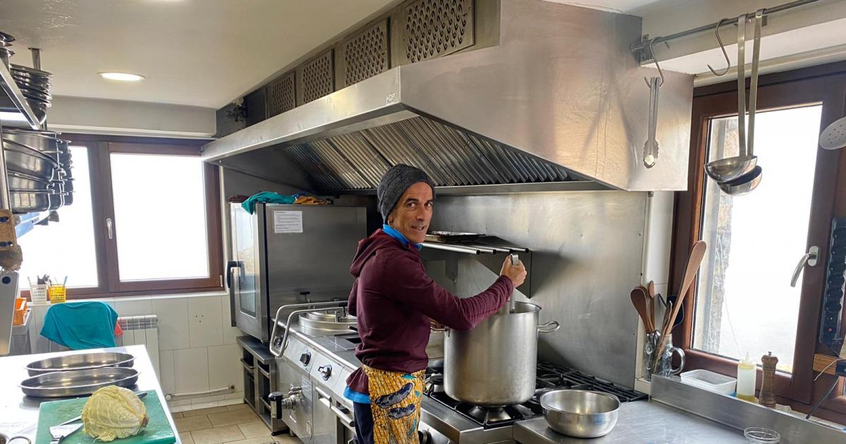 Una cocina a 2.200 metros