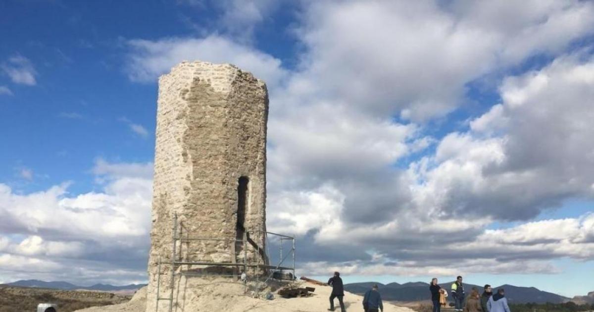 El rehabilitado recinto fortificado de la Torre Mocha en Calatayud ya ...