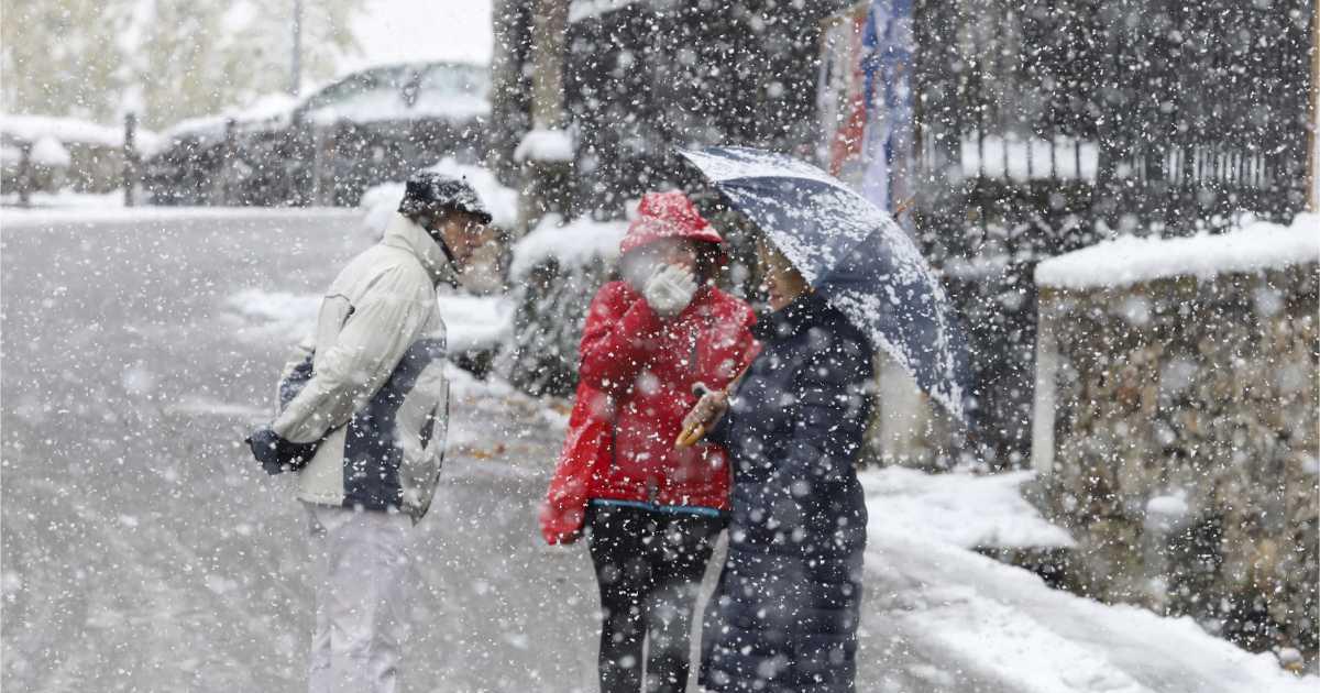 13 grados bajo cero en Sallent de Gállego y nieve en Aragón: la ...