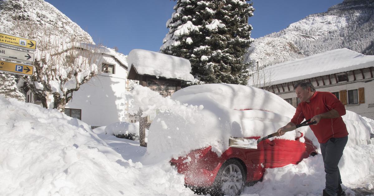La nieve deja paso al frío extremo con los termómetros a -17 grados en ...
