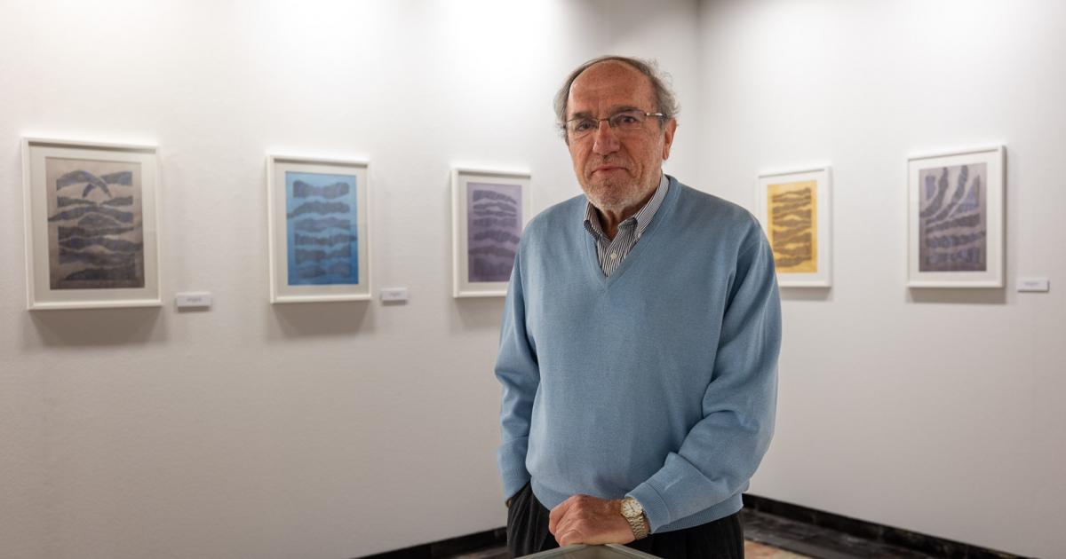 El pintor Joaquín Ferrer Millán expone en la sala del Palacio de ...