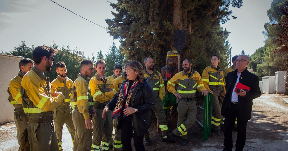 La BRIF de Daroca: especialistas contra el fuego por tierra y aire