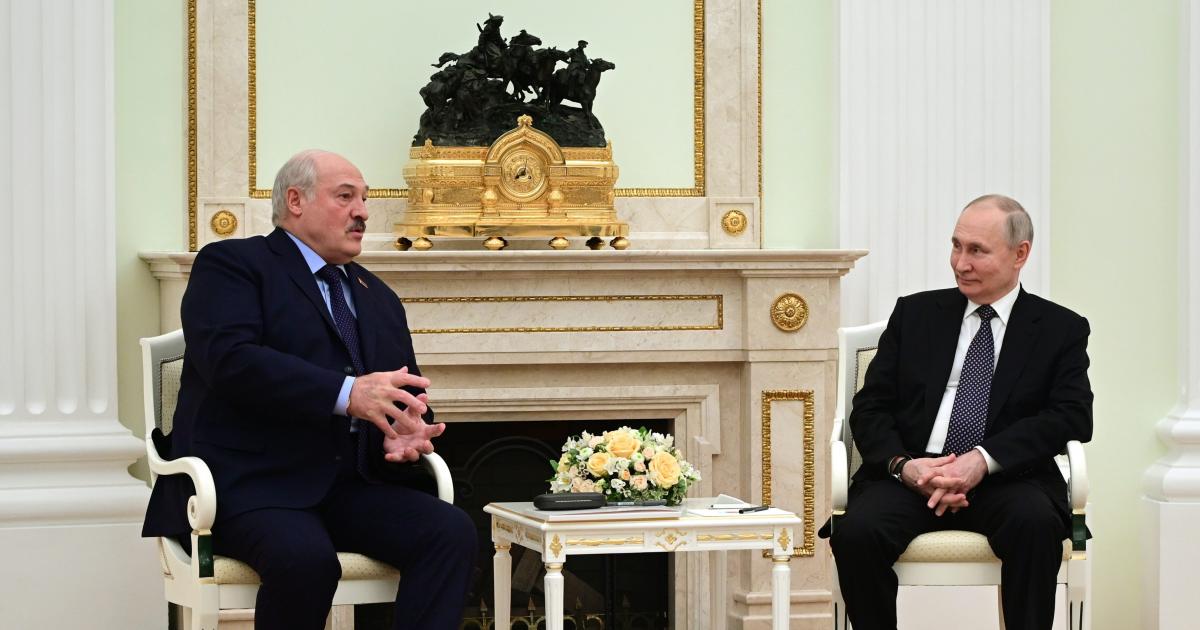 Putin recibe a Lukashenko para hablar de armas nucleares y de su plan de paz