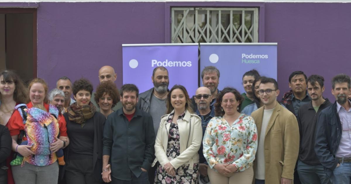 Podemos presenta a sus candidatos al Ayuntamiento de Huesca