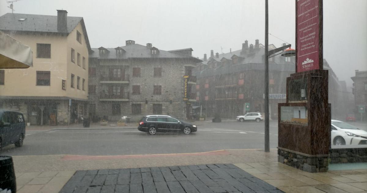 Los efectos de las tormentas en Huesca | Imágenes