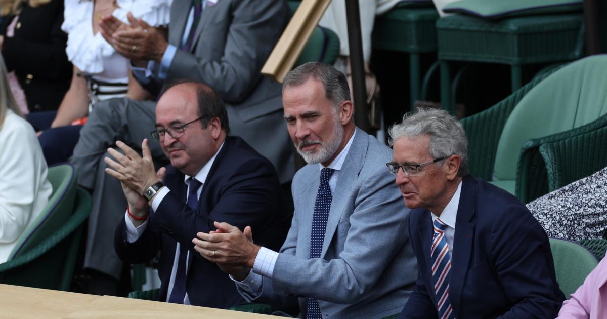 El rey Felipe VI estará en el palco real de Wimbledon