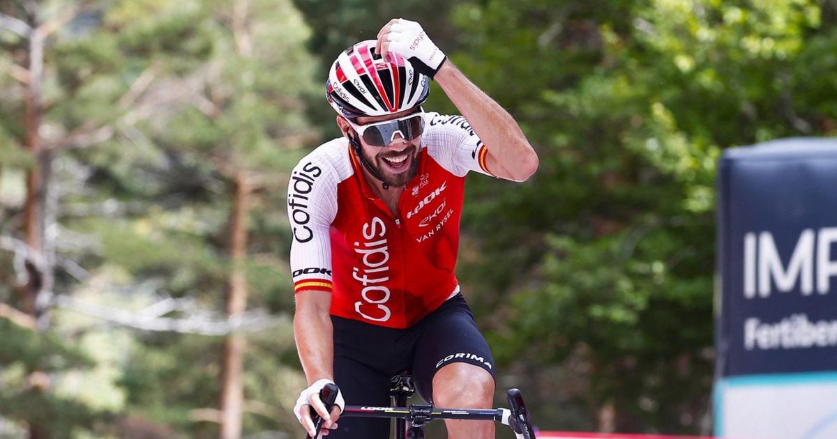 Jesús Herrada conquista La Laguna Negra y Kuss sigue líder de La Vuelta