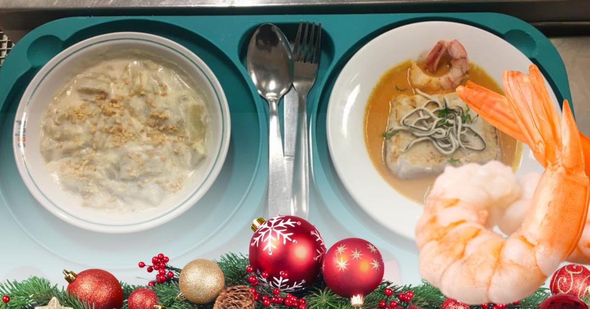 El menú de Navidad de los hospitales de Zaragoza