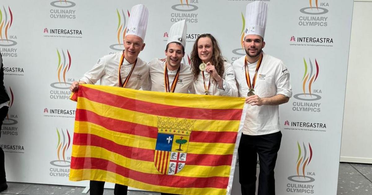 Cuatro chefs aragoneses llevan a España al podio de Olimpiadas Culinarias: "Ha sido un cúmulo de ...