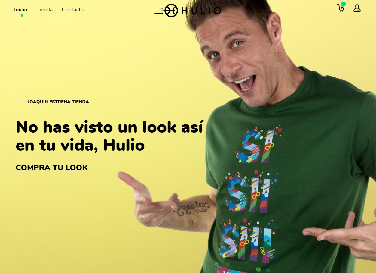 Hulio: la nueva página web de Joaquín con fines solidarios | Noticias ...