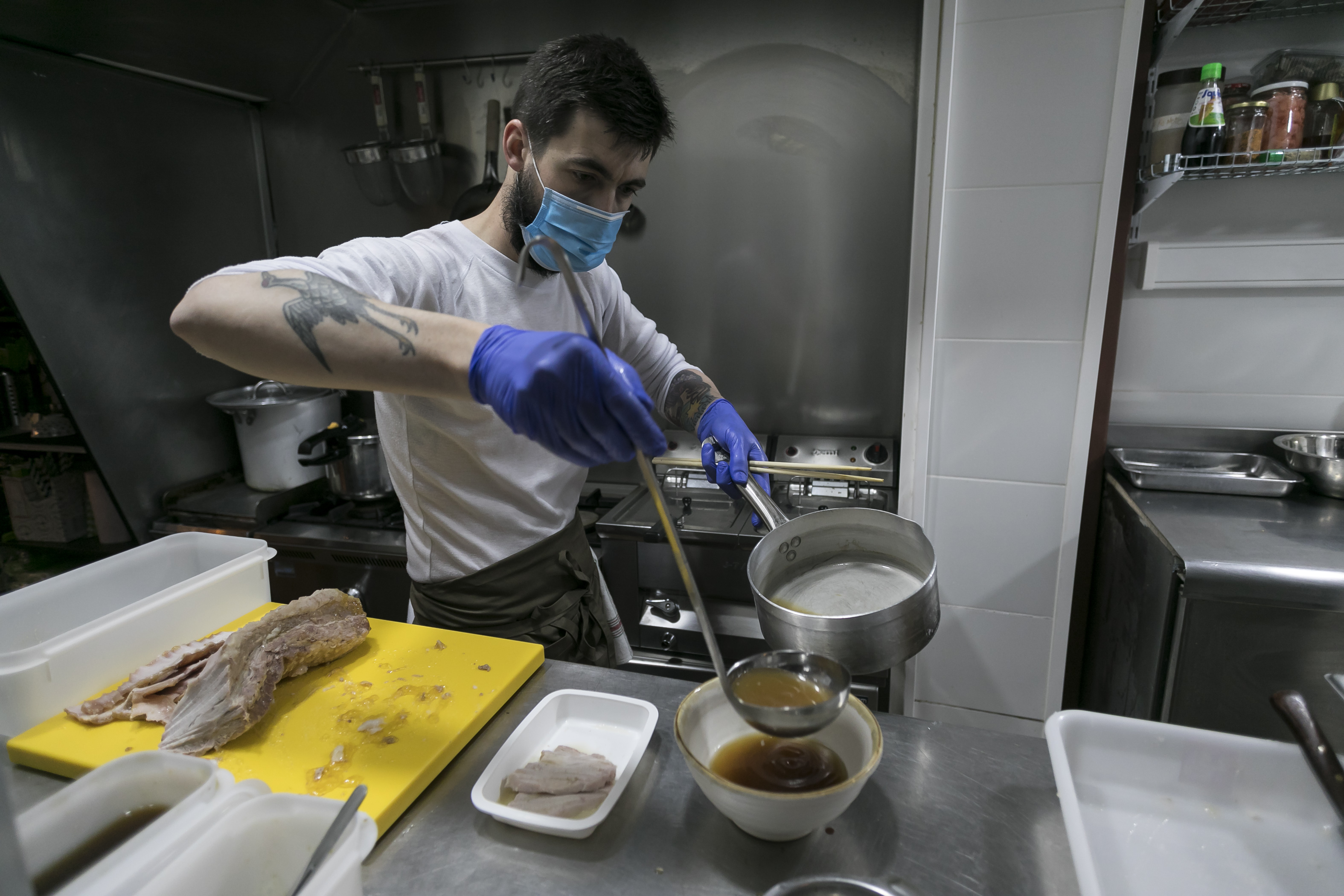 Imagenes del nuevo restaurante de ramen en Zaragoza Senbazuru | Imágenes