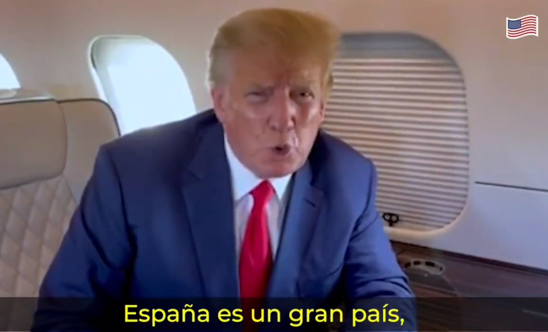 Trump, invitado sorpresa al Viva22 de Vox: "Gracias, Abascal"