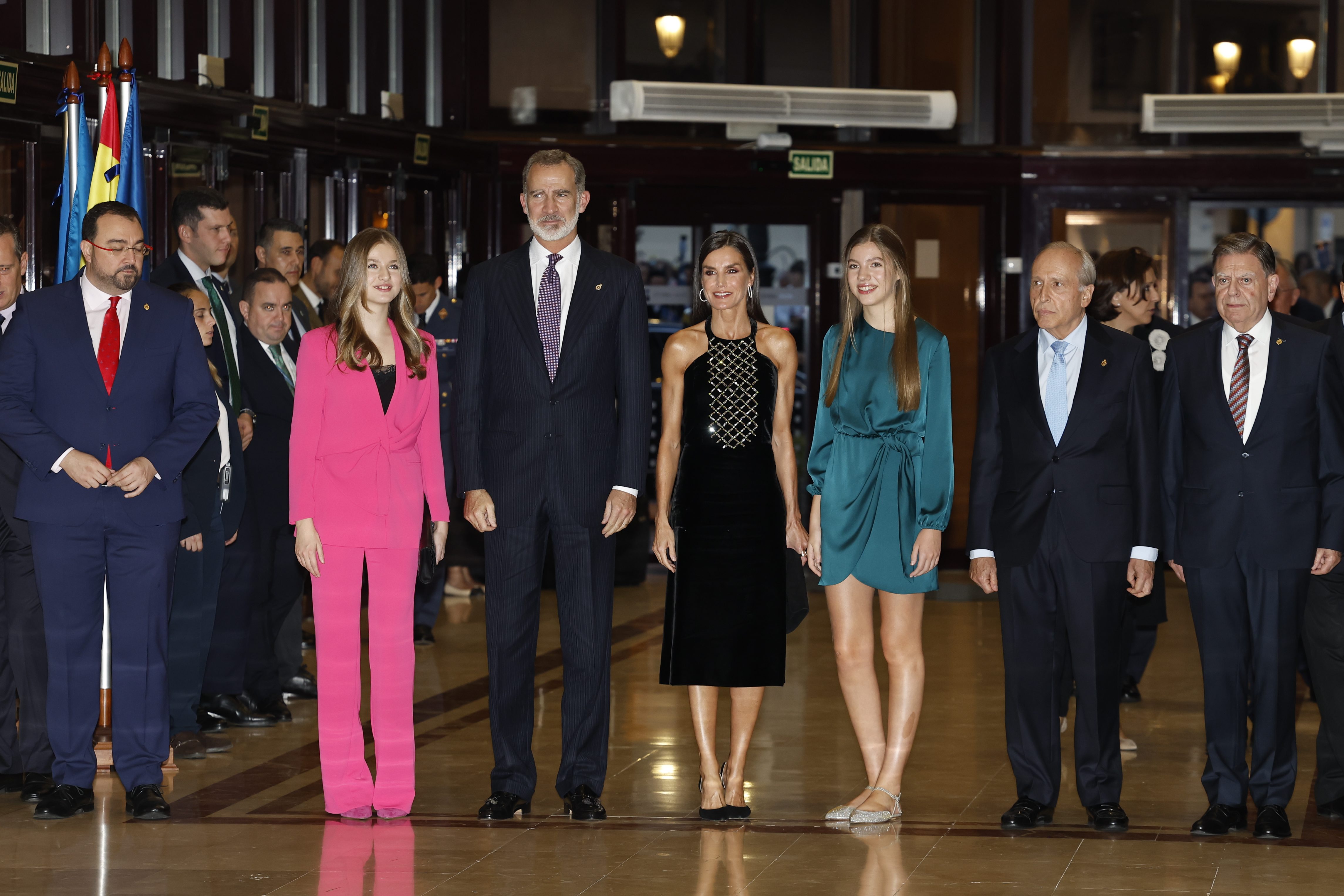 La princesa Leonor, los Reyes y la infanta Sofía asisten al concierto ...