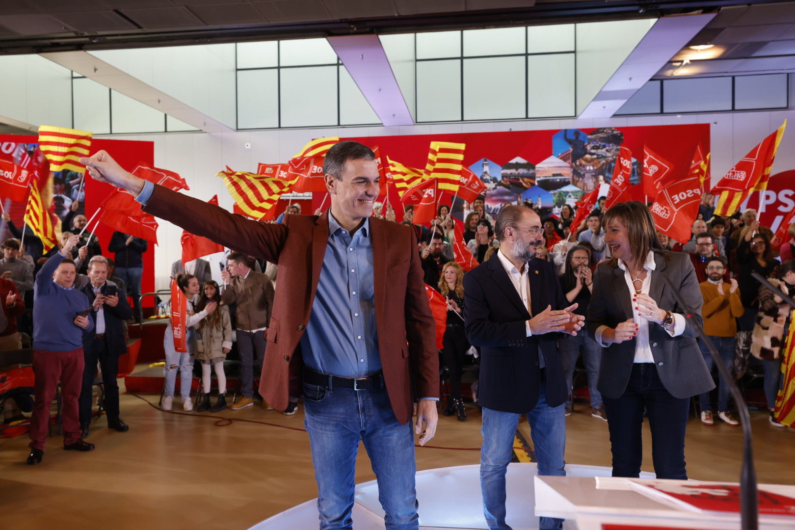 Fotos de Pedro Sánchez, en la presentación de Lola Ranera a la Alcaldía ...