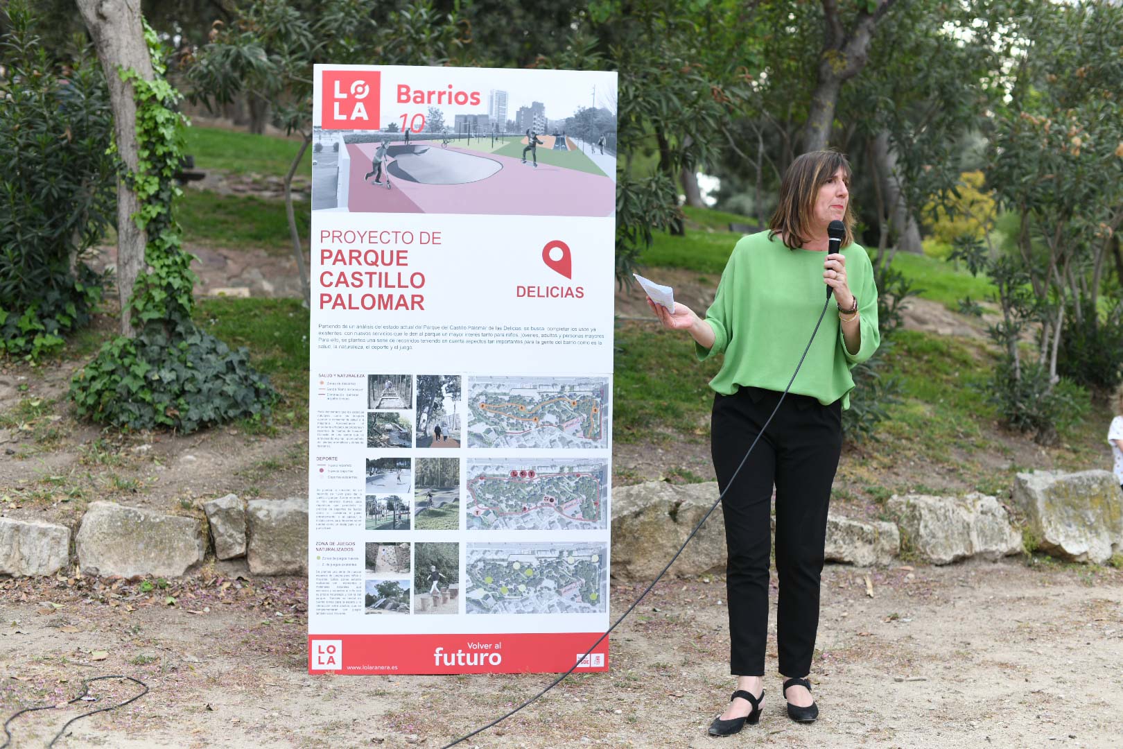 Fotos de Lola Ranera en la presentación de un proyecto de ...