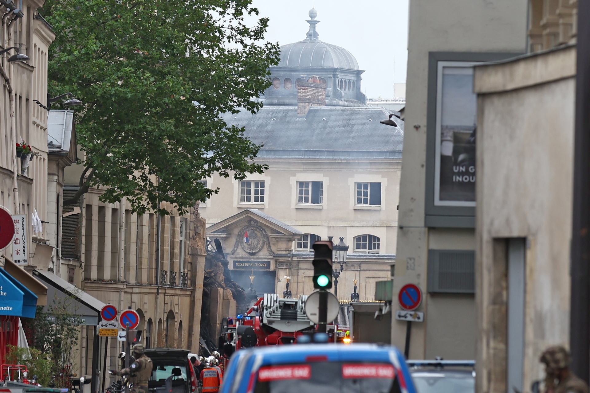 Imagenes de la fuerte explosión de gas en el centro de París | Imágenes