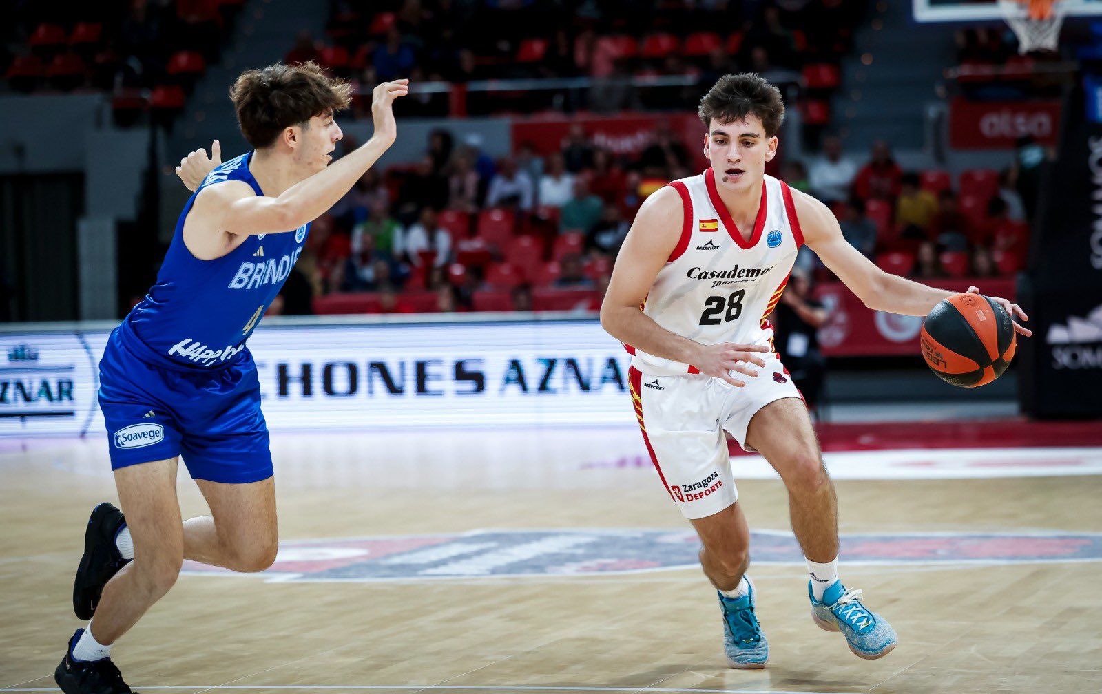 El gran día de Álex Moreno, el base aragonés del Casademont Zaragoza