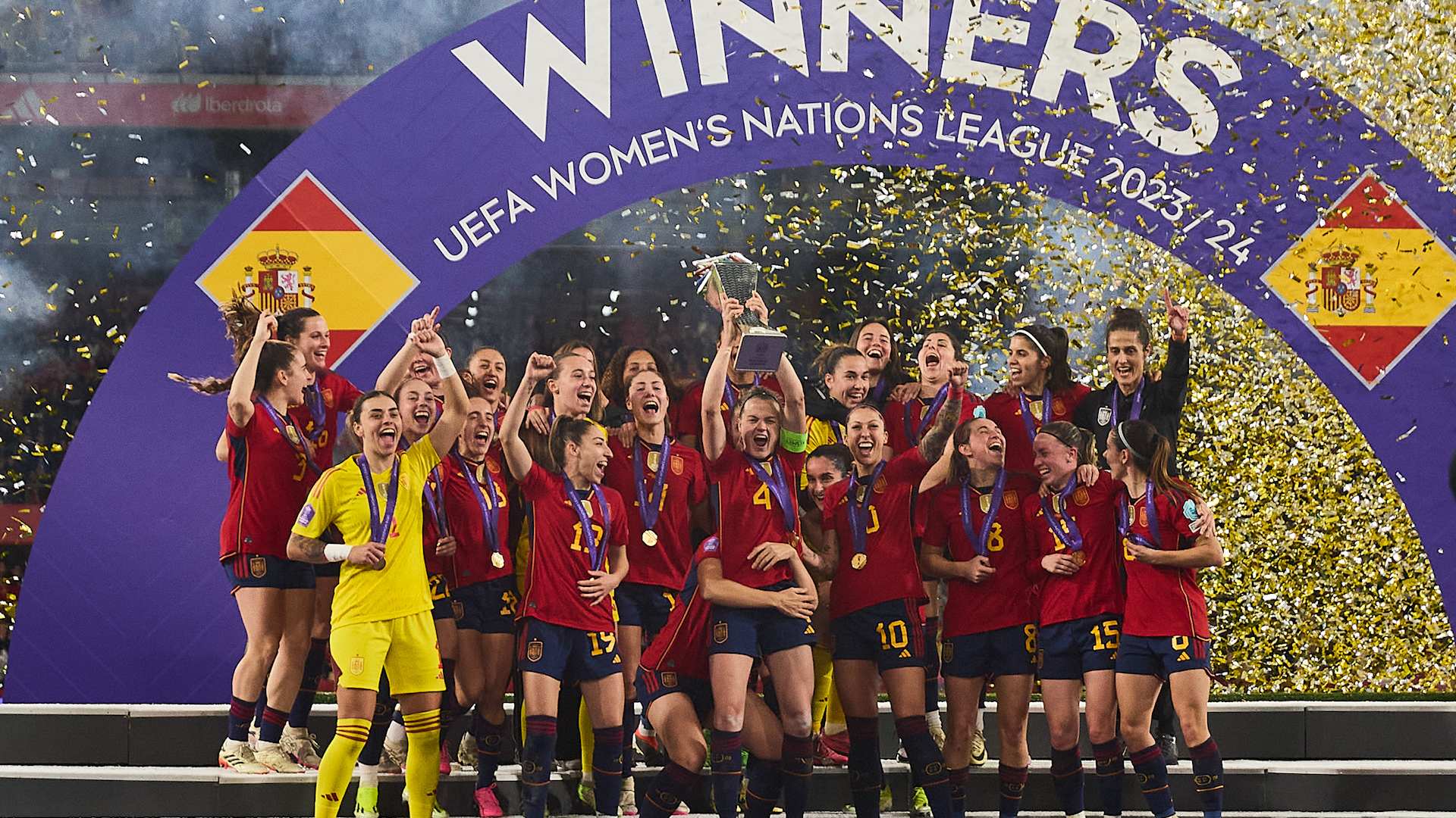 Vídeo | Así ha celebralo la selección femenina, el título de campeona de la Liga de Naciones