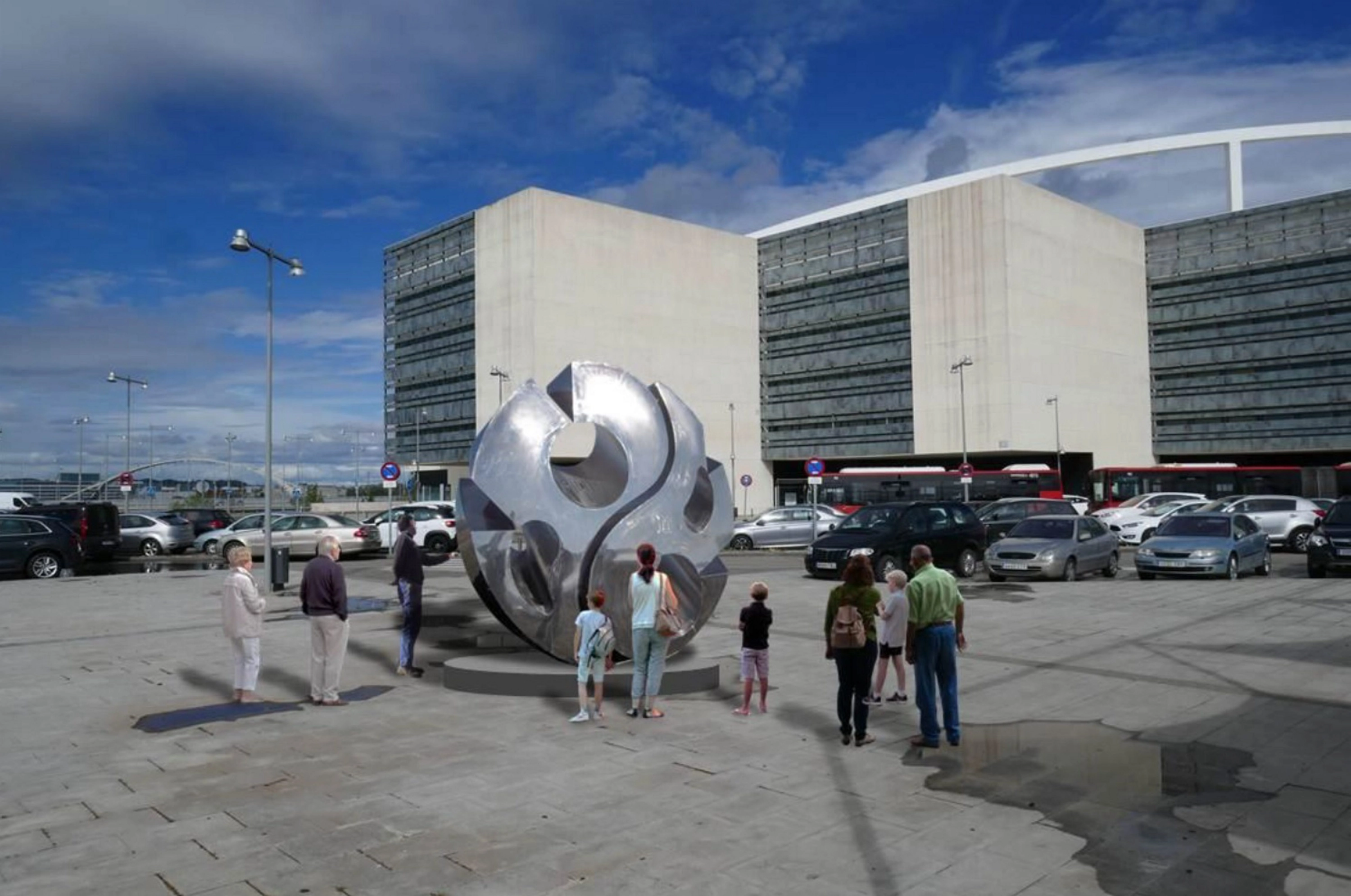 Un reloj de sol 'cuatro en uno' para los viajeros de la estación ...