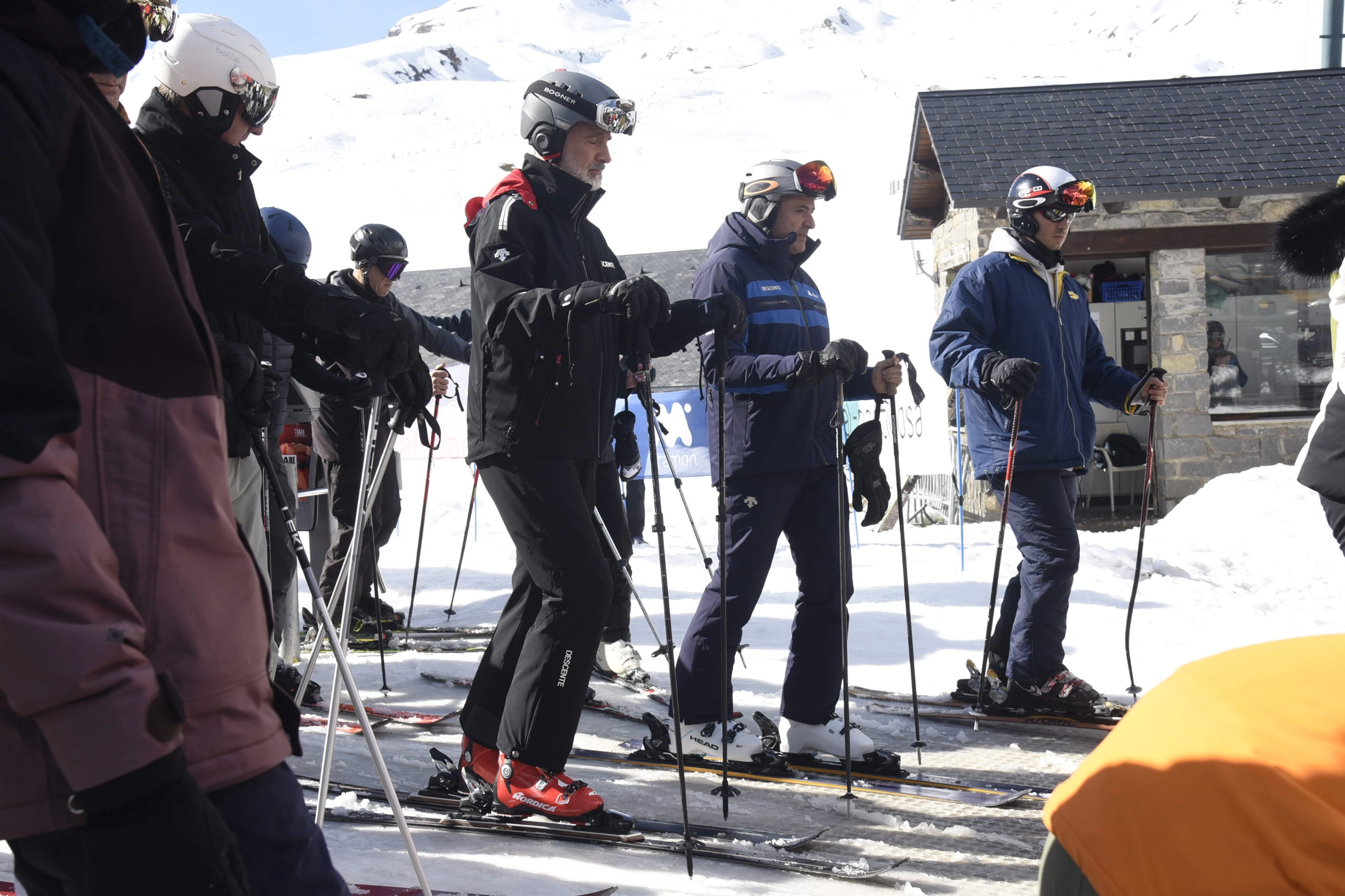 El Rey disfruta de las pistas de Formigal en un sábado de gran ...