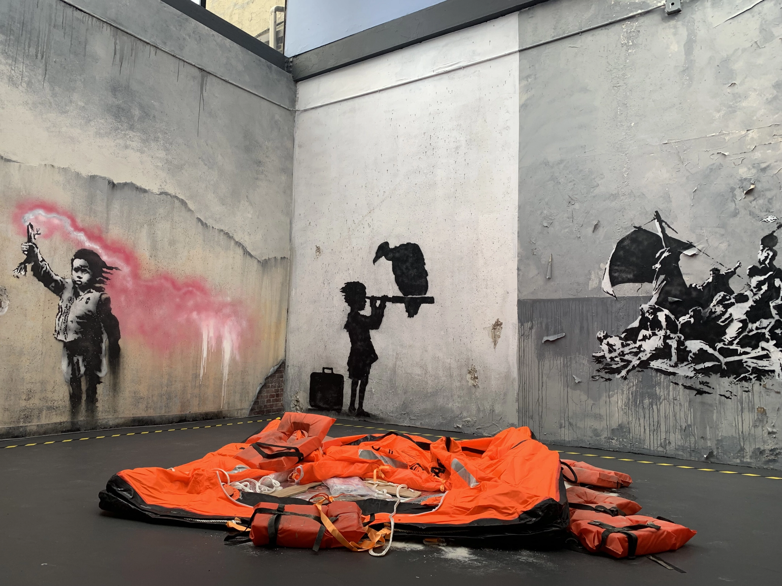 El museo de Banksy abre en Nueva York y presenta casi 200 piezas ...